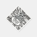 Comic Book Pop Art 25th Silver Wedding Anniversary Napkins | Zazzle