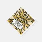 Comic Book Pop Art 50th Golden Wedding Anniversary Napkins | Zazzle