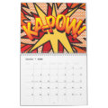 Comic Book Pop Art Calendar | Zazzle