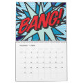 Comic Book Pop Art Calendar | Zazzle
