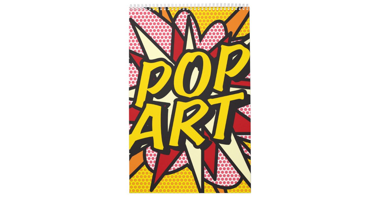 Comic Book Pop Art Calendar | Zazzle