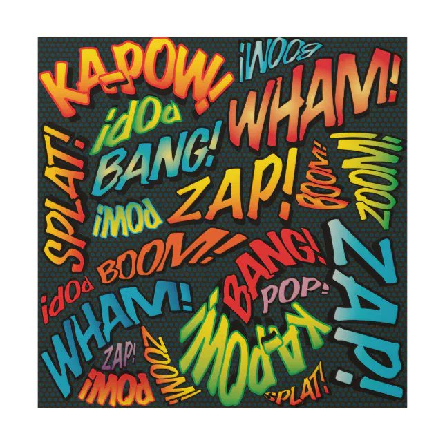 Comic Book Pop Art SOUNDS | Zazzle