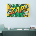 Comic Book Pop Art ZAP! Banner | Zazzle