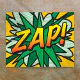 Comic Book Pop Art ZAP Superhero Poster | Zazzle