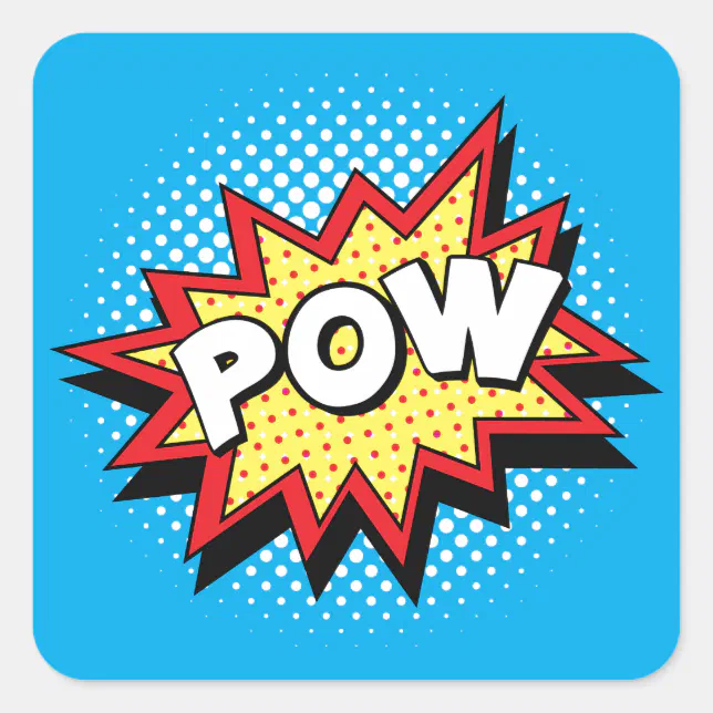 pow comic sign