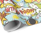 Comic Book wrapping paper | Zazzle