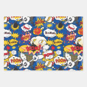 Comic Bubbles Wrapping Paper Sheets | Zazzle