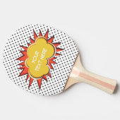 Comic Explosion Ping-Pong Paddle | Zazzle