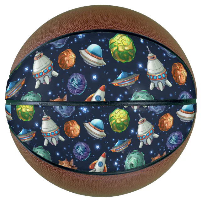 Comic Space Basketball | Zazzle