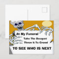 Comical Funeral Card | Zazzle