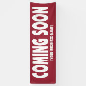 Coming Soon Business Opening Sign Banner | Zazzle