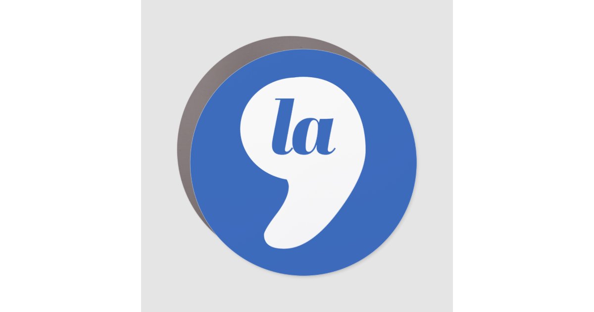 Comma La - Kamala Blue Car Magnet | Zazzle