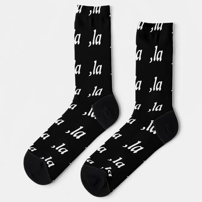 Comma La Kamala Harris - customized text design Socks | Zazzle