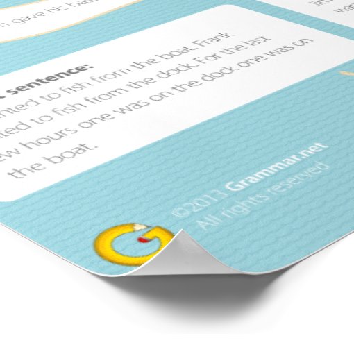 Comma Splices Poster | Zazzle