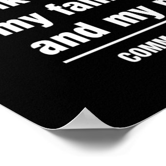 Commas Save Lives Poster | Zazzle