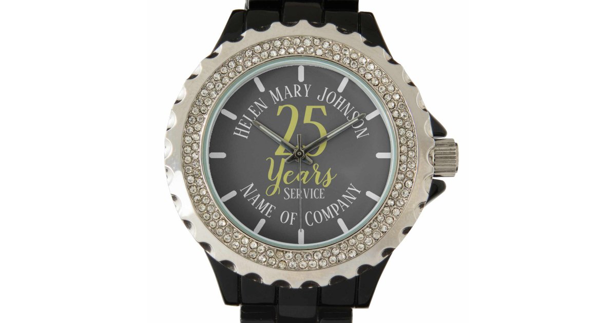 Commemorative Long Service Award Watch | Zazzle
