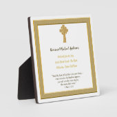 Commemorative ORDINATION gift Priest Pastor Deacon Plaque | Zazzle