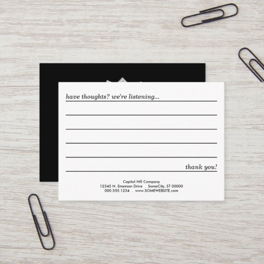 comment card | Zazzle.com
