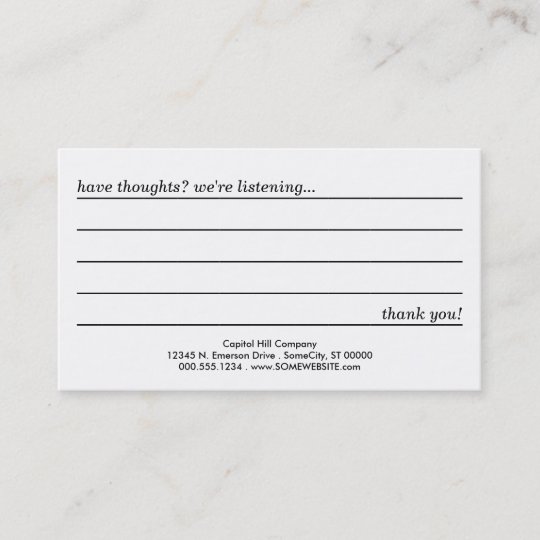 comment card | Zazzle.com