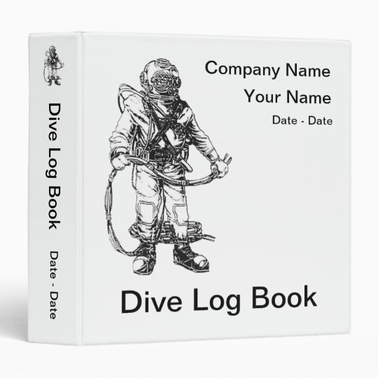 Commercial Dive Log Binder | Zazzle.com