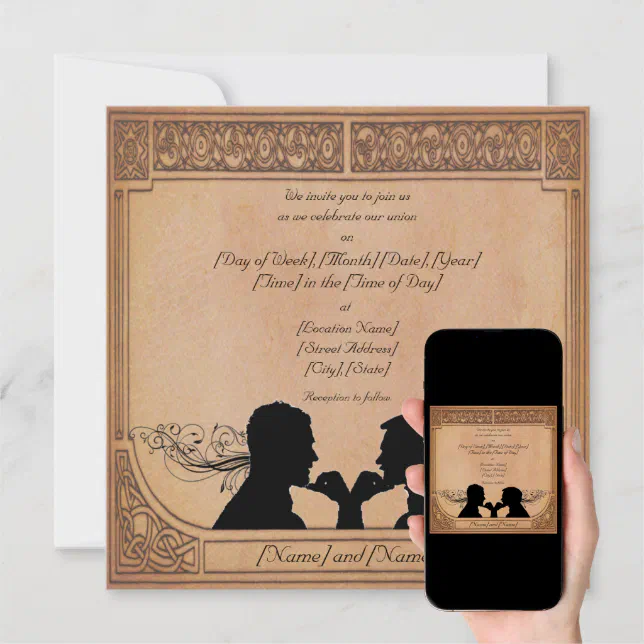 Commitment Ceremony Custom Invitations | Zazzle