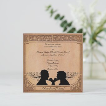 Commitment Ceremony Custom Invitations | Zazzle