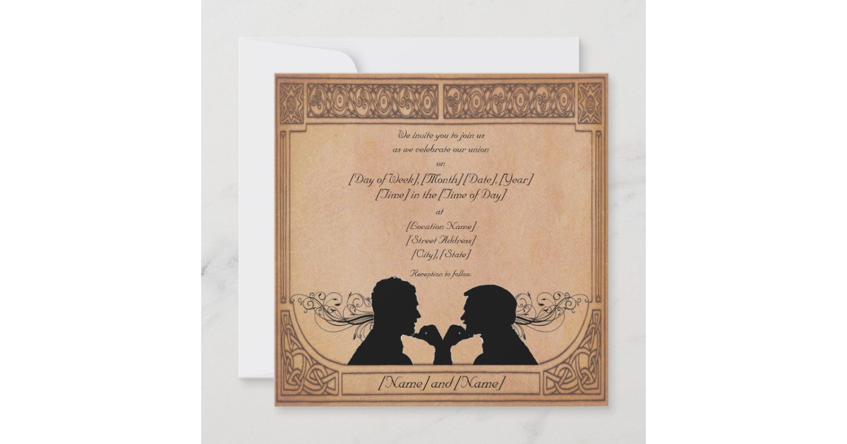 Commitment Ceremony Custom Invitations | Zazzle