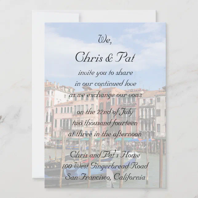 Commitment Ceremony Invitation | Zazzle