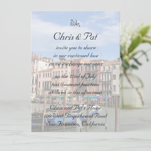 Commitment Ceremony Invitation | Zazzle