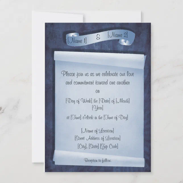 Commitment Ceremony Invitations | Zazzle