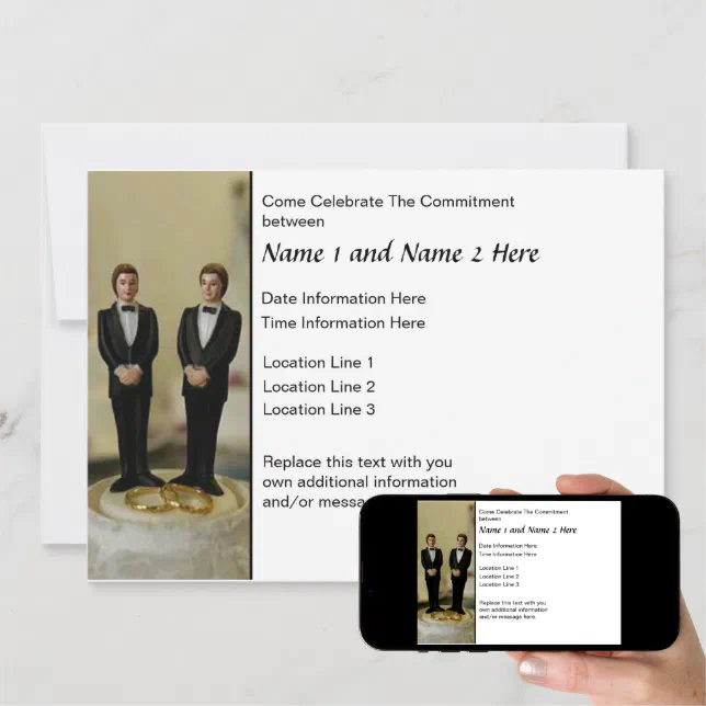 Commitment Ceremony Invite | Zazzle