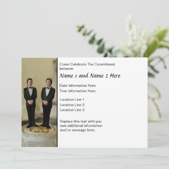 Commitment Ceremony Invite | Zazzle