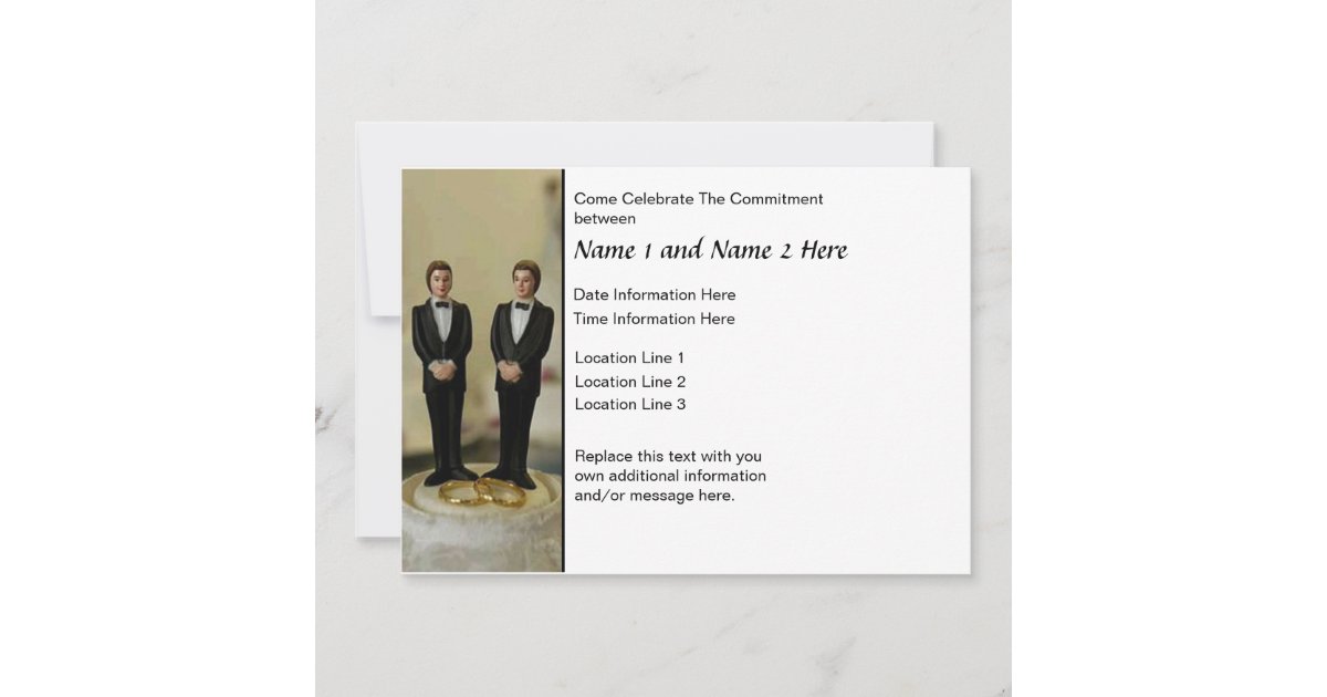 Commitment Ceremony Invite | Zazzle