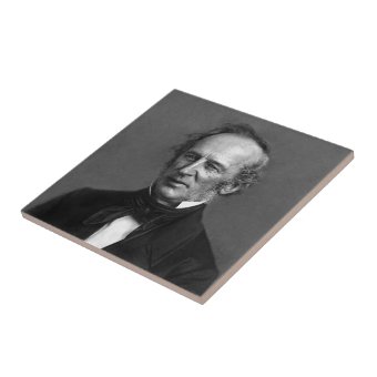 Commodore Cornelius Vanderbilt Portrait circa 1850 Ceramic Tile | Zazzle