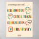 Common Core 4Cs Poster (21st Century Skills) | Zazzle