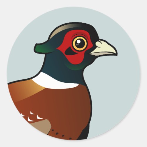 Cute Common Pheasant Stickers by Birdorable