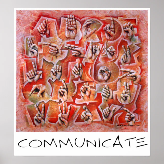 Communicate Poster | Zazzle