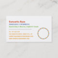 Communication Design, Translator & Interpreter Business Card | Zazzle