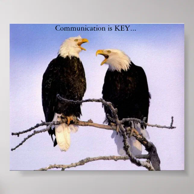 Communication is KEY... Poster | Zazzle