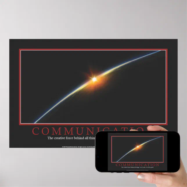 COMMUNICATION POSTER | Zazzle