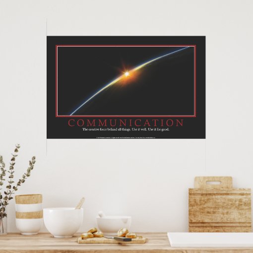 COMMUNICATION POSTER | Zazzle