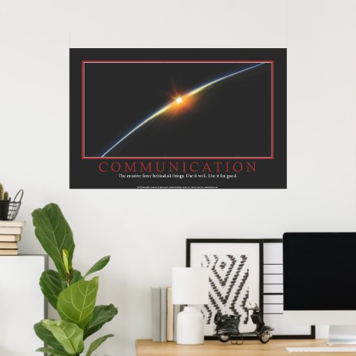 COMMUNICATION POSTER | Zazzle