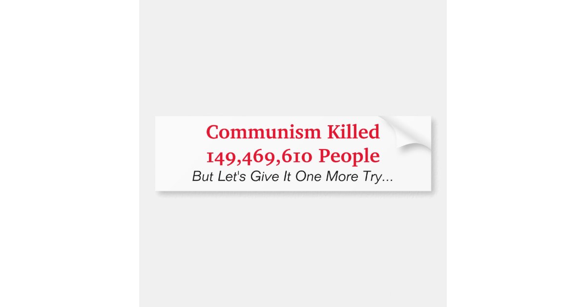 Communism Bumper Sticker | Zazzle