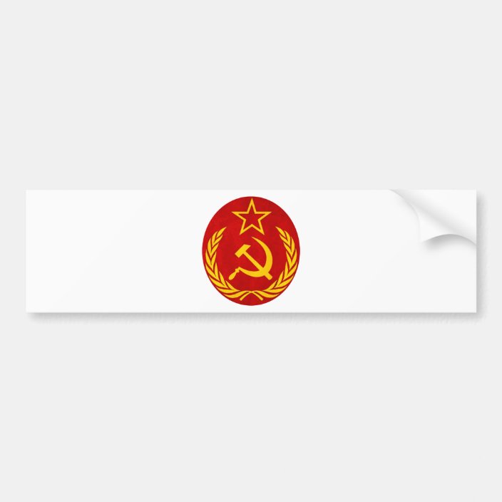 communism Russian symbol Bumper Sticker | Zazzle.com