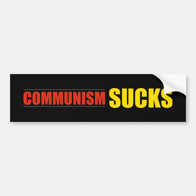 Communism Sucks Bumper Sticker | Zazzle