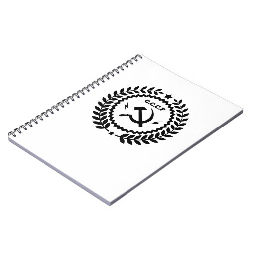 Communist CCCP Hammer Sickle Badge Notebook | Zazzle