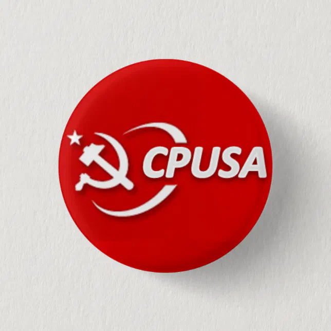 Communist Party (CPUSA) Button | Zazzle