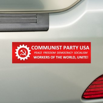 Communist Party USA Bumper Sticker | Zazzle