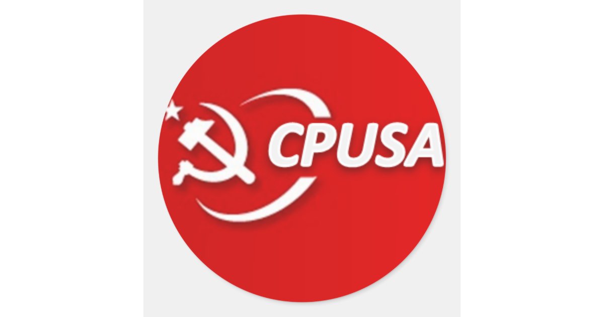 Communist Party USA (CPUSA) Stickers | Zazzle
