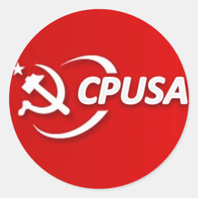 Communist Party USA (CPUSA) Stickers | Zazzle